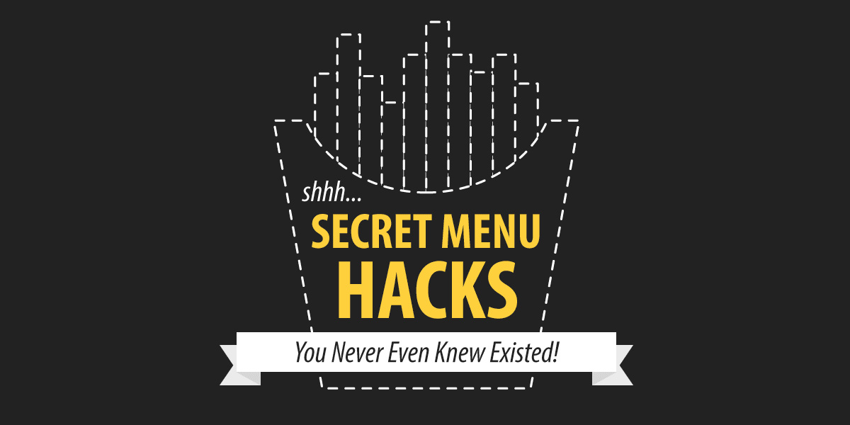 The Legends are True - Fast Food Secret Menu Hacks - Joyenergizer