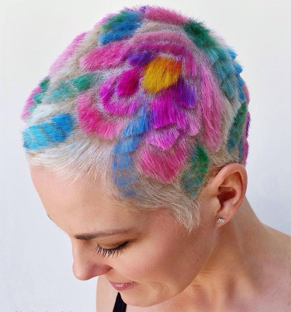 Who Needs Canvas To Create Art When You Can Use Hair? - Joyenergizer