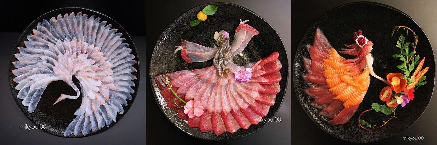 Chef Creates Amazing Sashimi Food Art To Teach His Son About Food ...